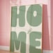 Home Sweet Home Art Print | Sage Green, Neutral Decor (digital Download ...