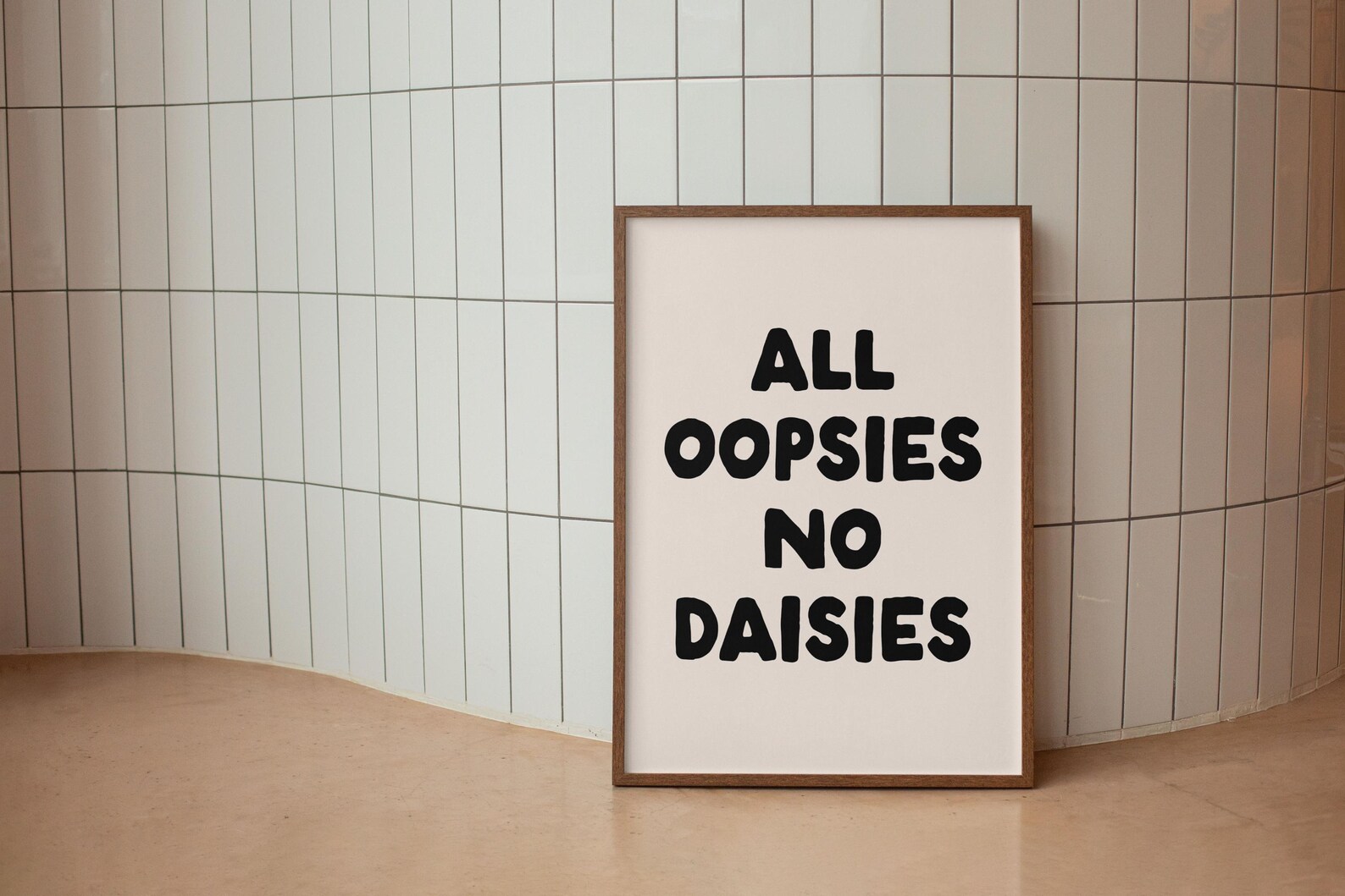 Funny Quote Office Wall Art | Neutral Typography Desk Decor (digital ...