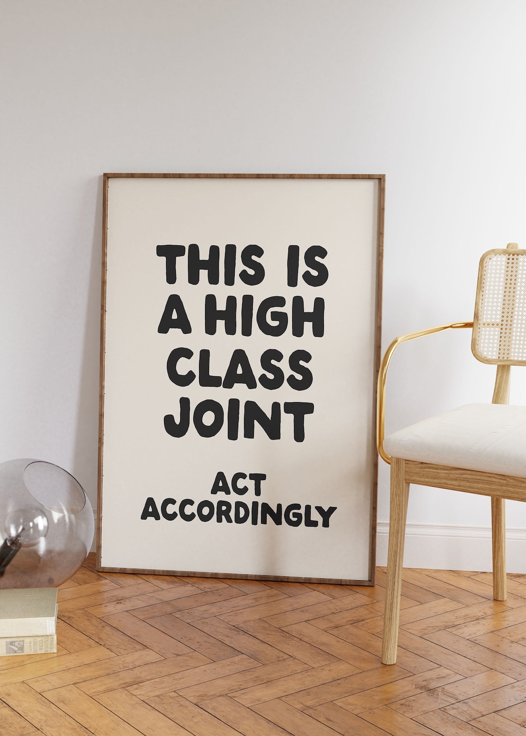 This is a High Class Joint Art Print | Preppy Apartment Art Poster ...
