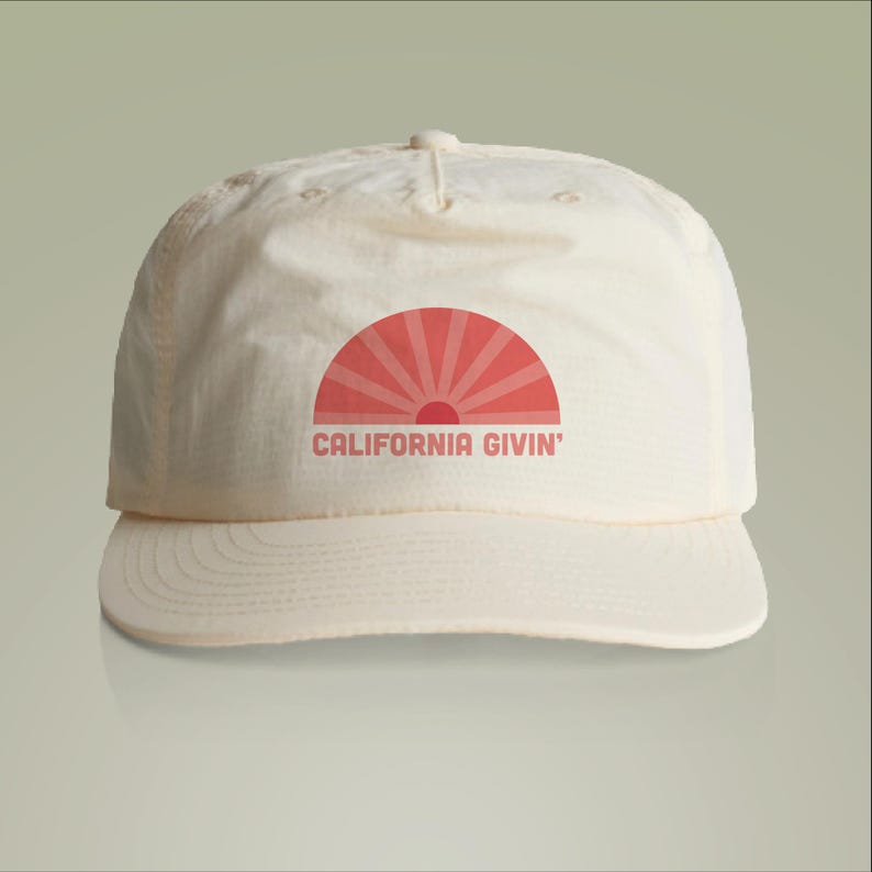 Surf Cap, California Living Beach Hat, Ocean Lover Gift, Summer Surfing ...