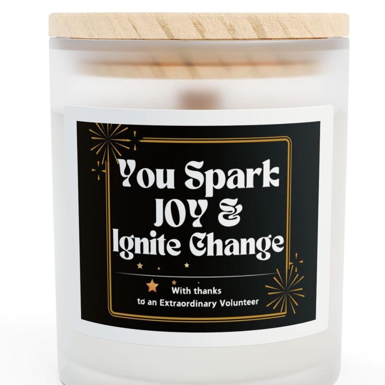 Volunteer Appreciation Candle, Thank You Gift for Volunteers, 11oz ...