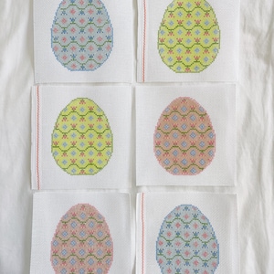 Pastel Easter Egg Needlepoint Canvas - Etsy