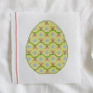 Pastel Easter Egg Needlepoint Canvas - Etsy