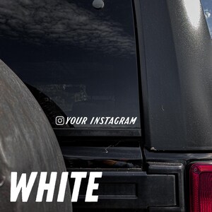Instagram Sticker | Social Media Sticker | Vinyl Car Decal ...