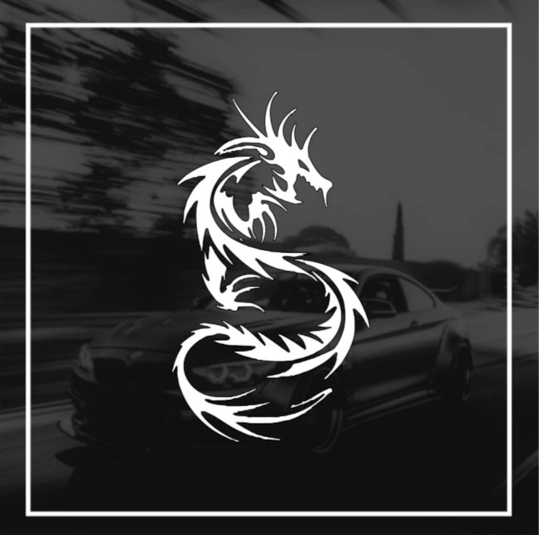 Jdm Dragon Sticker Dragon Decal Japanese Wall Decal Laptop Sticker Jdm ...