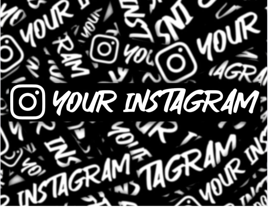 Instagram Sticker | Social Media Sticker | Vinyl Car Decal ...