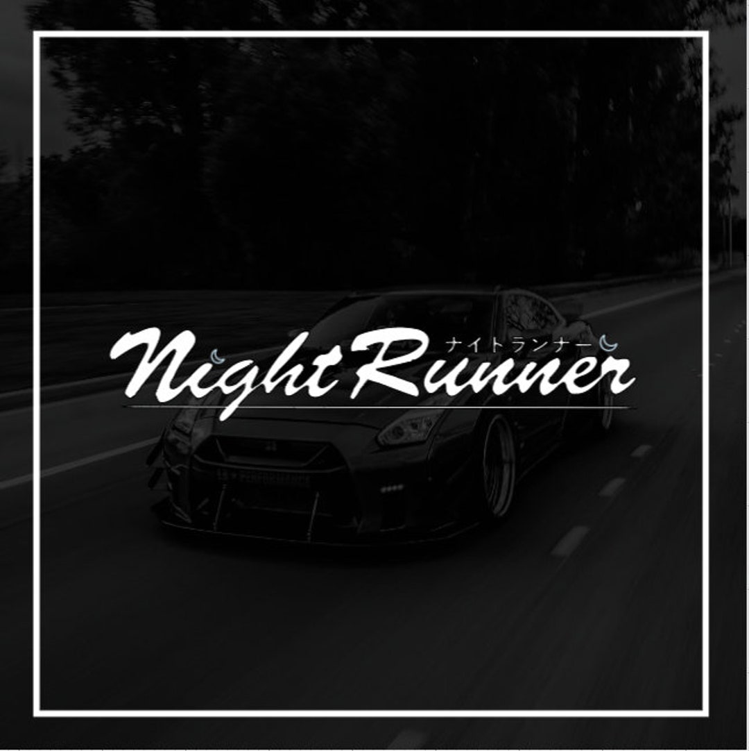 JDM Night Runner Decal Sticker Vinyl Decal Sticker JDM Car Decal JDM ...