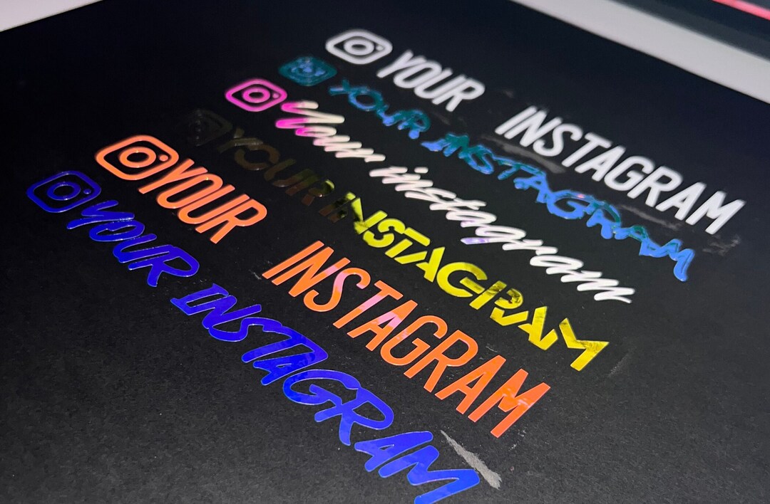 Instagram Sticker Social Media Sticker Vinyl Car Decal - Etsy