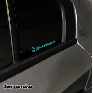 Instagram Sticker Social Media Sticker Vinyl Car Decal Holographic ...