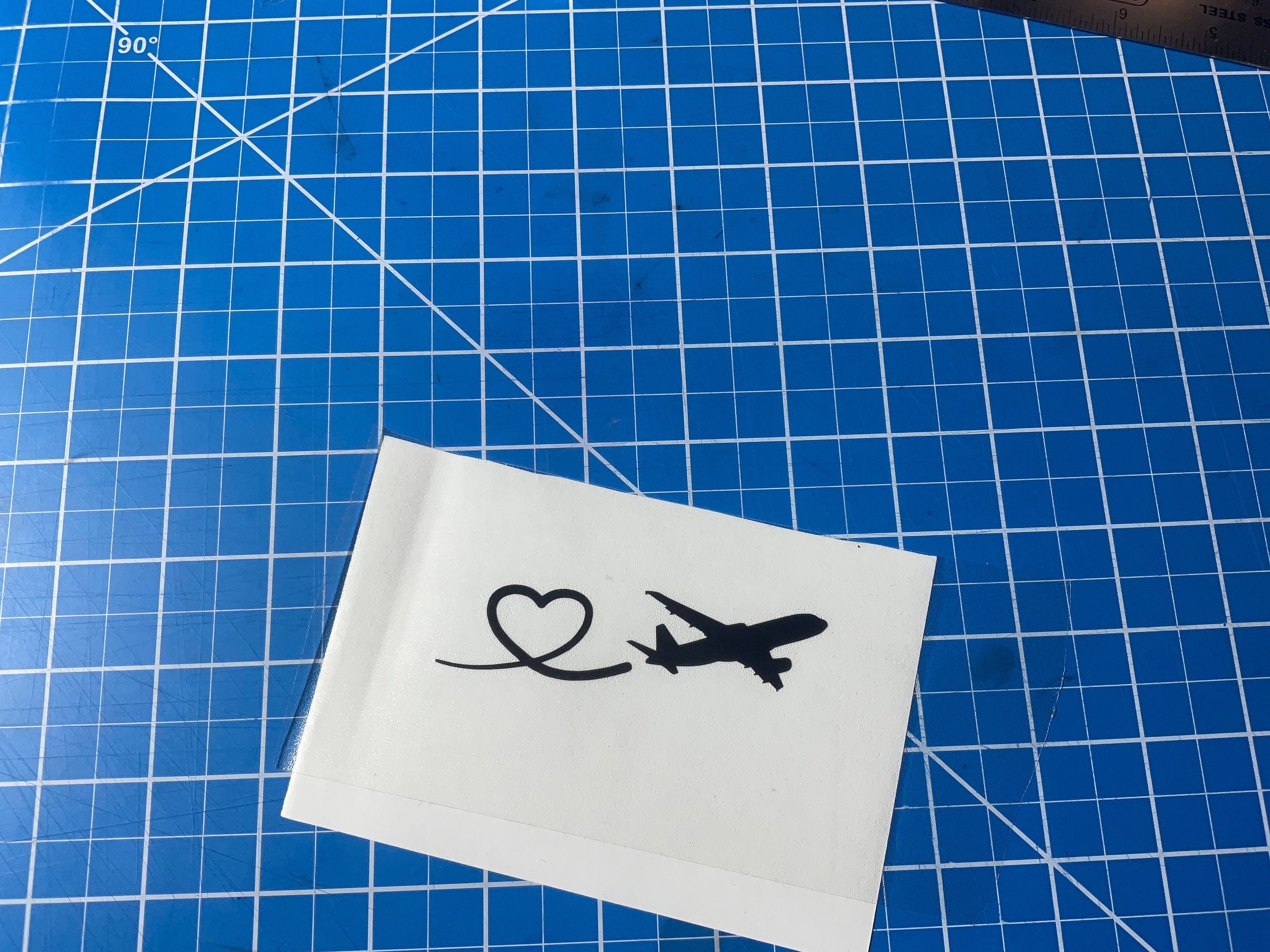 Love Flying Car Sticker I'D Rather Be Flying Vinyl Decal Airplane ...