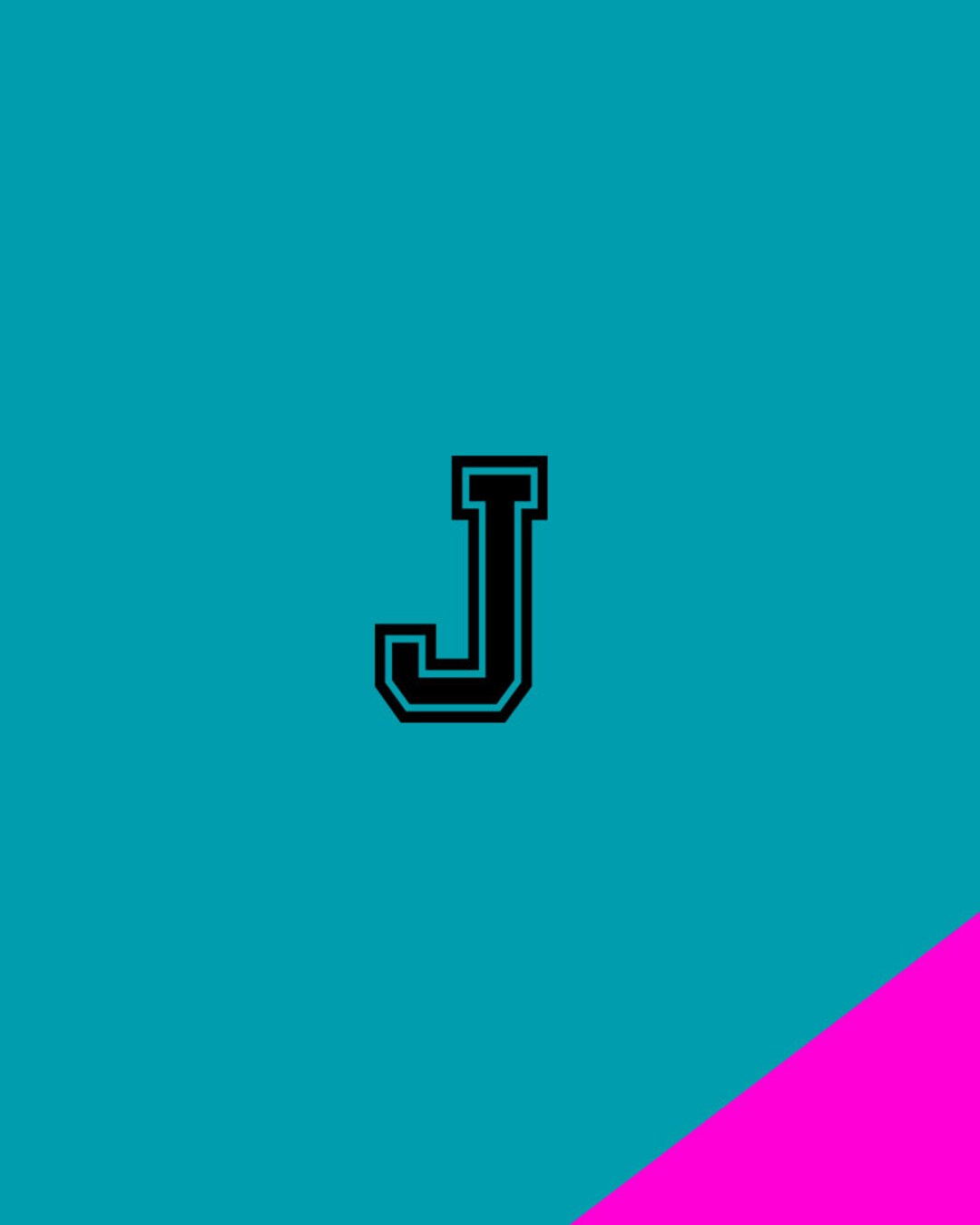 Varsity College Letter J Sticker, Vinyl Car Sticker, Truck Sticker, Car ...