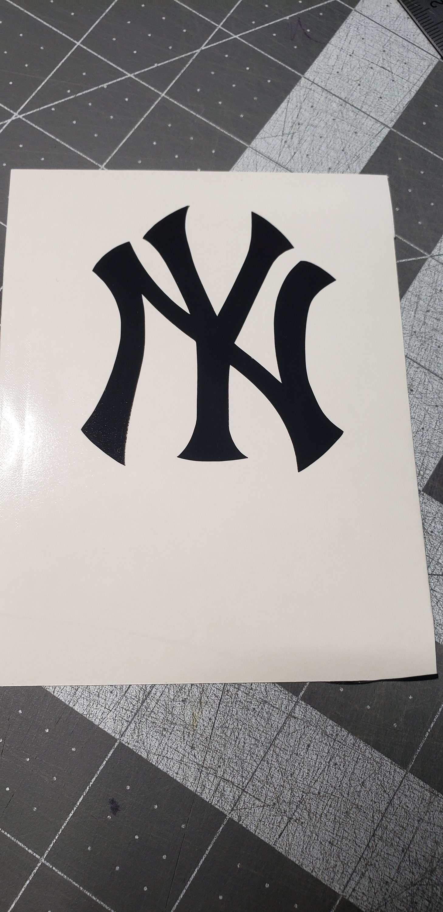 NY Sticker, NYC Car Sticker, New York Yankees Sticker, Baseball Sticker ...
