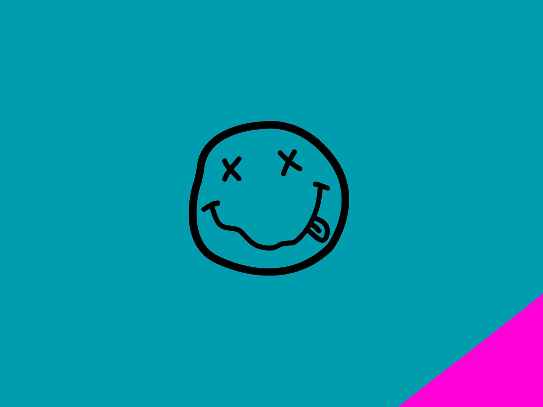 Dead Smiley Face Sticker, Playful Smiley Face Vinyl Decal, X Eyes ...