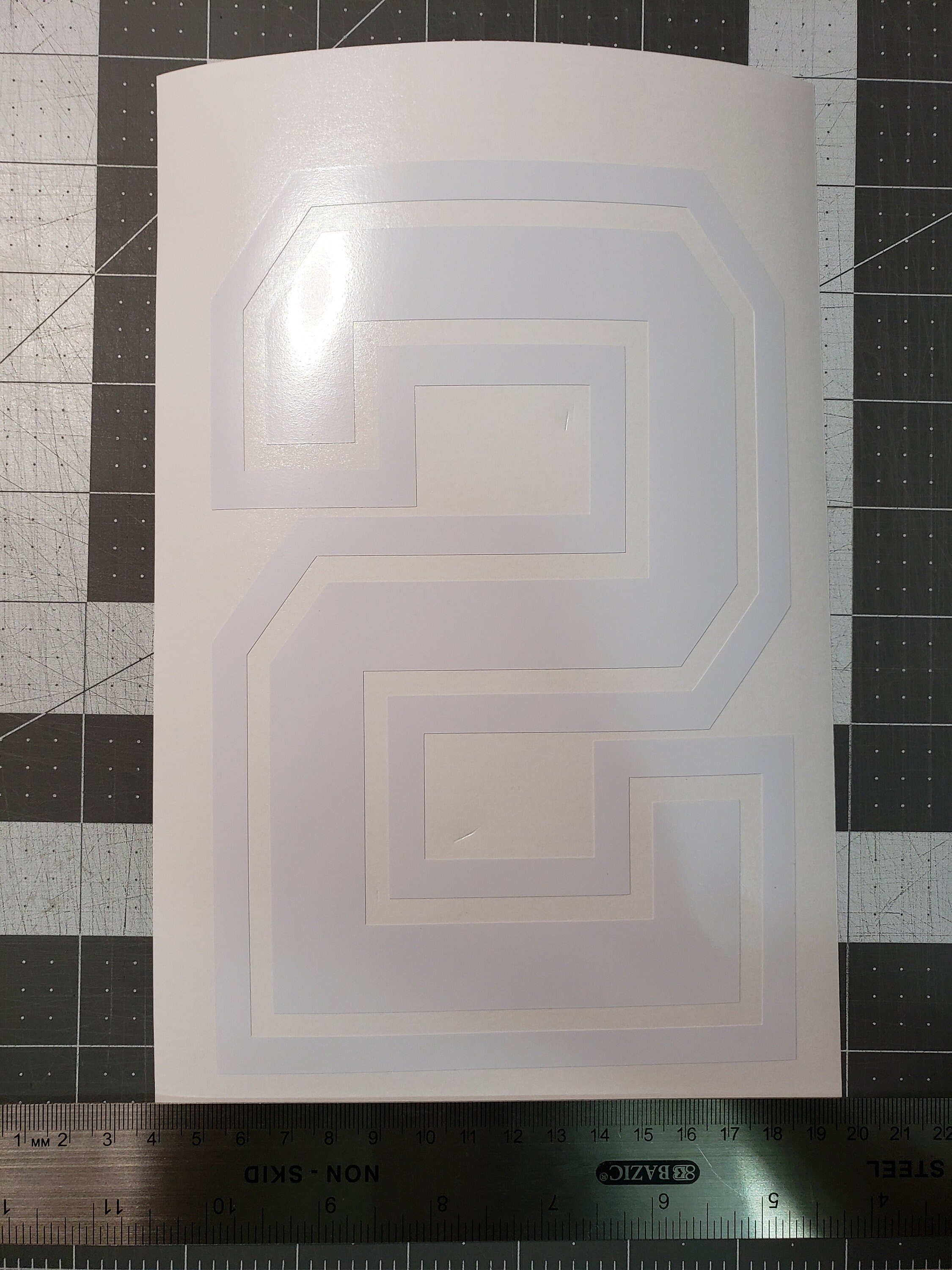 Varsity College Number 2 Sticker, Vinyl Car Sticker, Truck Sticker, Car ...