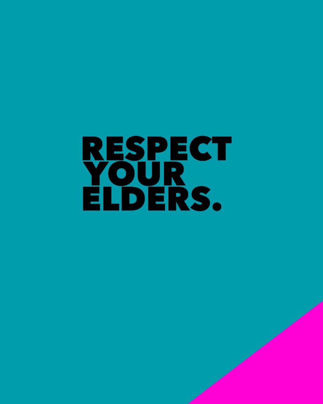 Respect Your Elders Sticker, VW, BMW, Benz, Volvo, Honda, Toyota, Acura ...
