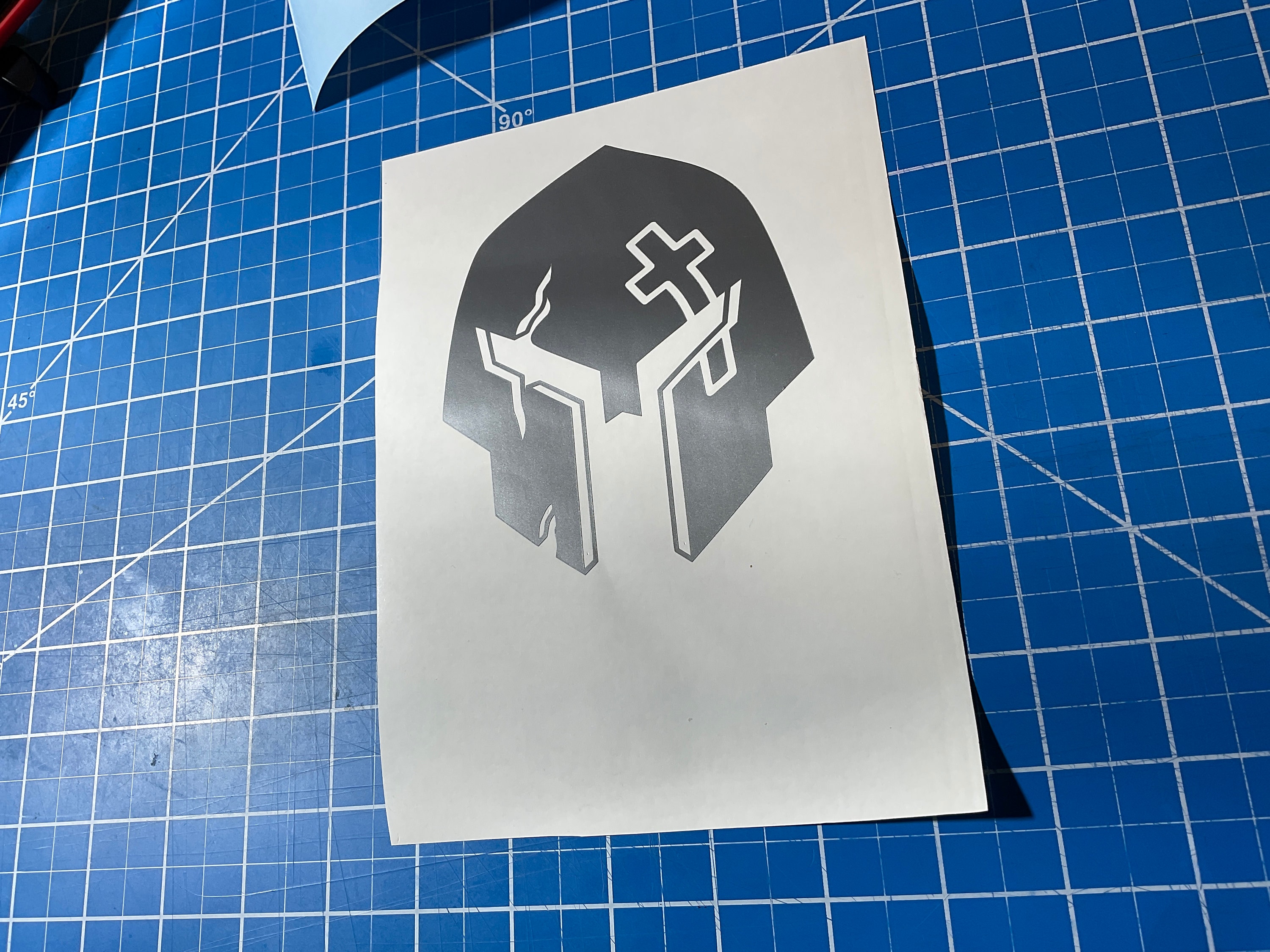 Spartan Warrior for Christ Vinyl Decal Spartan Sticker Helmet With the ...