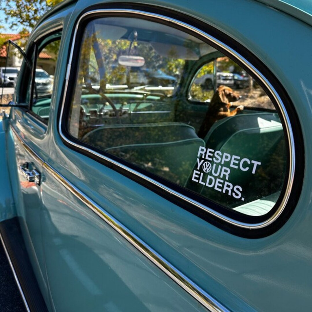Respect Your Elders Sticker, VW, Slammed VW, Dropped VW, Stance Vw - Etsy