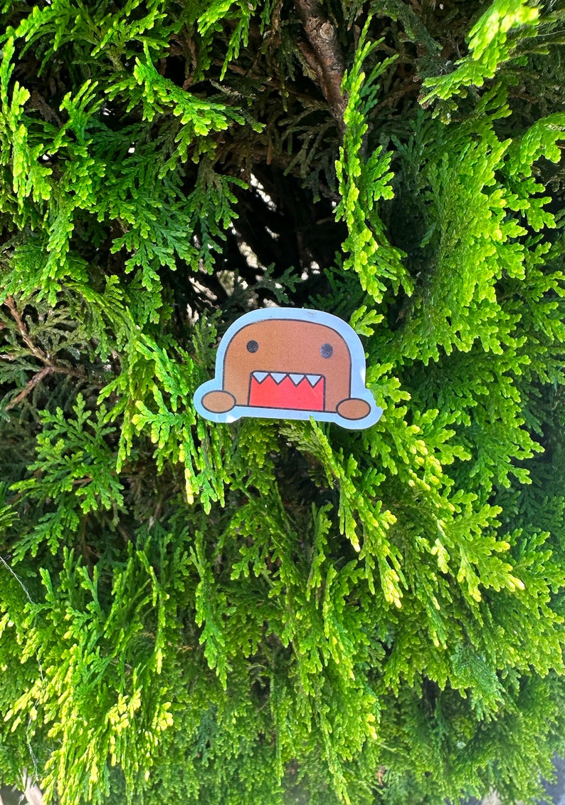Domo Sticker Cartoon Sticker Cute Japanese Sticker Stuffed Animal ...