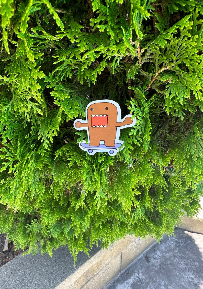 Domo Sticker Cartoon Sticker Cute Japanese Sticker Stuffed Animal ...