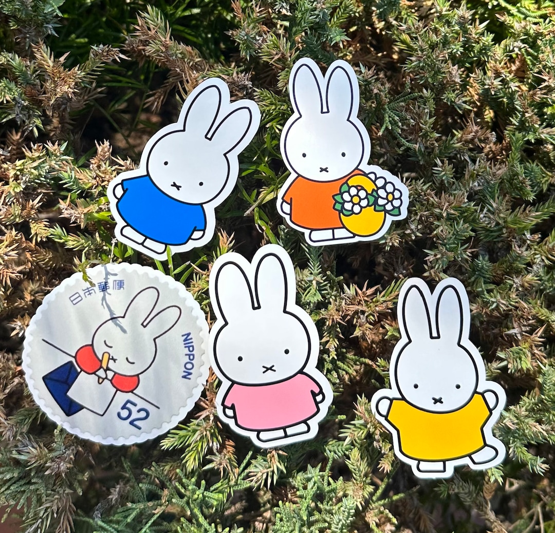Miffy Sticker Bunny Sticker Cute Sticker Notebook Sticker Kawaii ...