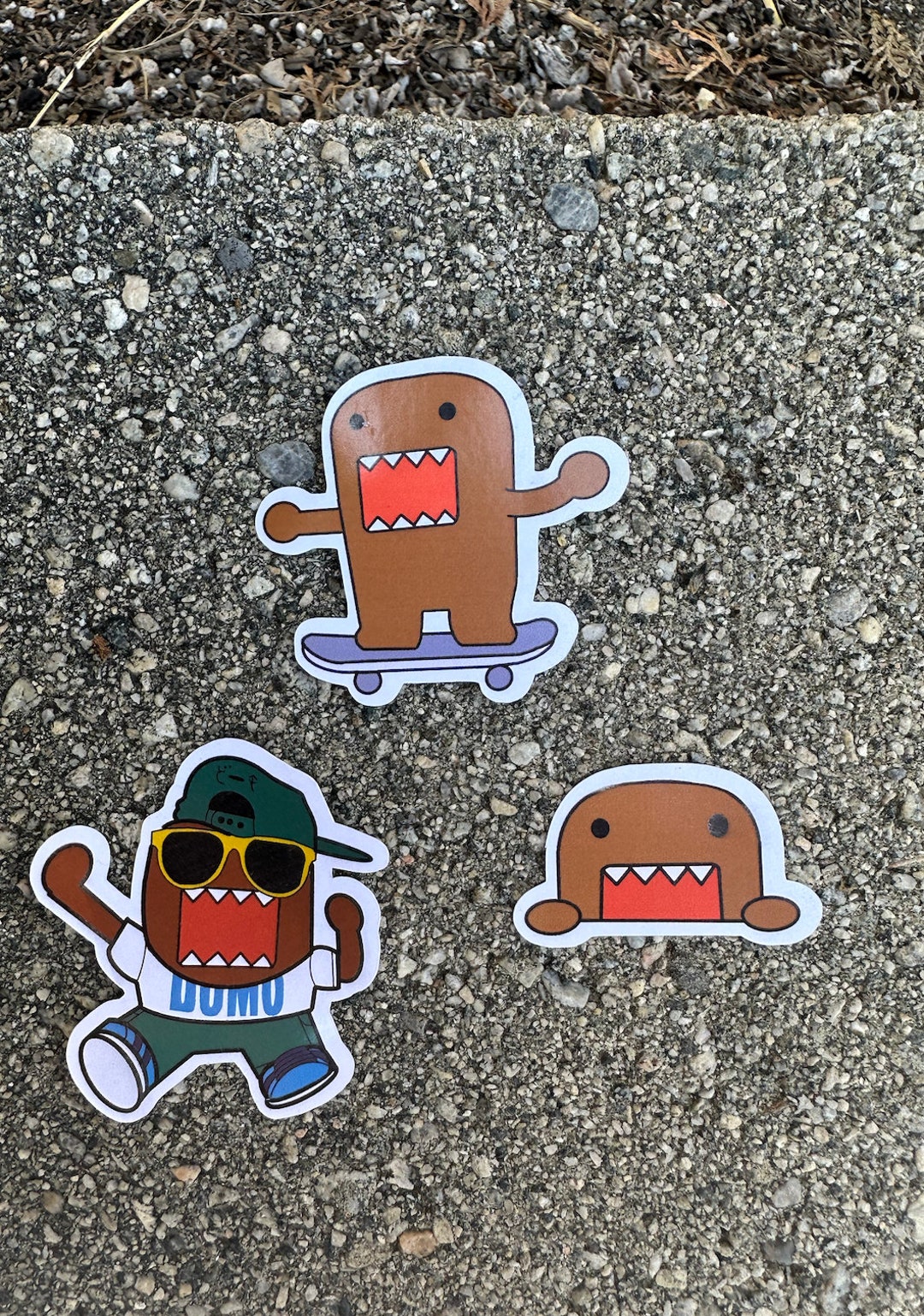 Domo Sticker | Cartoon Sticker | Cute Japanese Sticker | Stuffed Animal ...