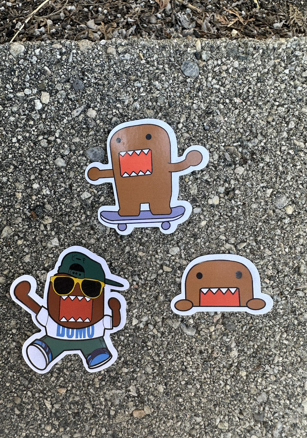 Domo Sticker Cartoon Sticker Cute Japanese Sticker Stuffed Animal ...
