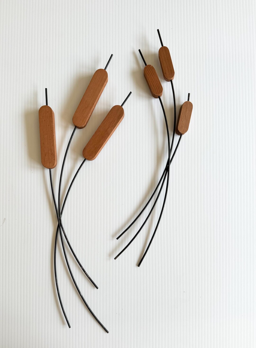 Mid Century Cattails Wall Art, Decor, Mcm - Etsy