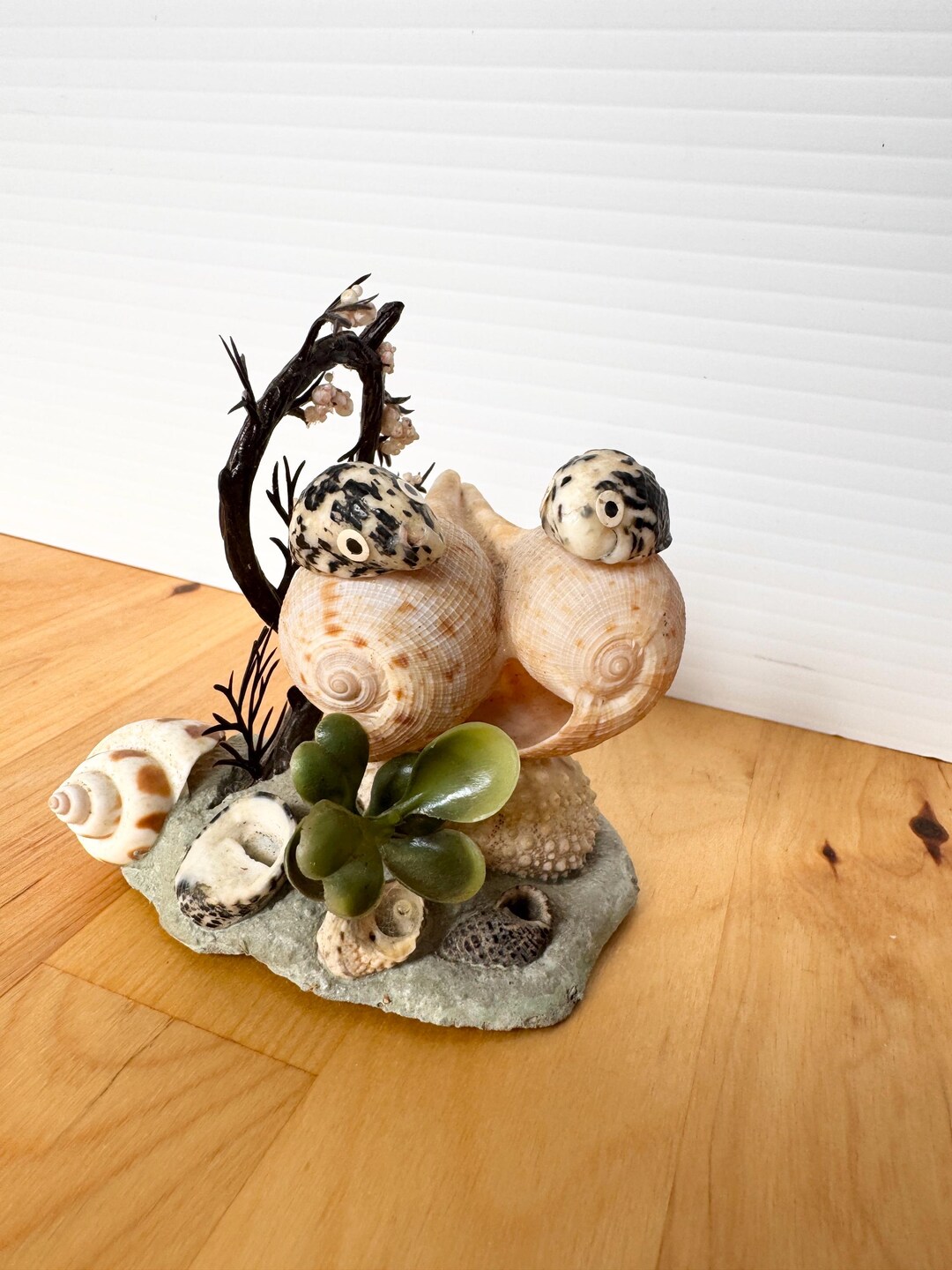 Vintage Sea Birds Shell, Sea Shell Sculpture, Beach Statue - Etsy