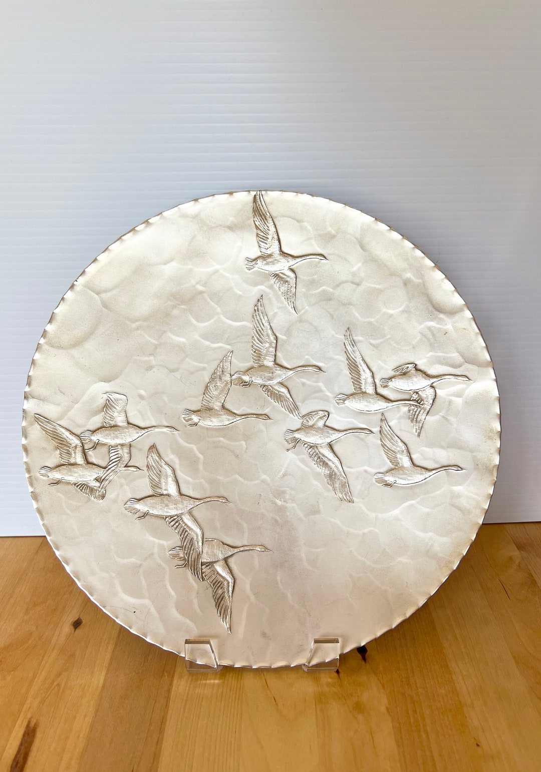 Vintage Arthur Armor Gold Aluminium Tray, Mcm, Mid Century - Etsy