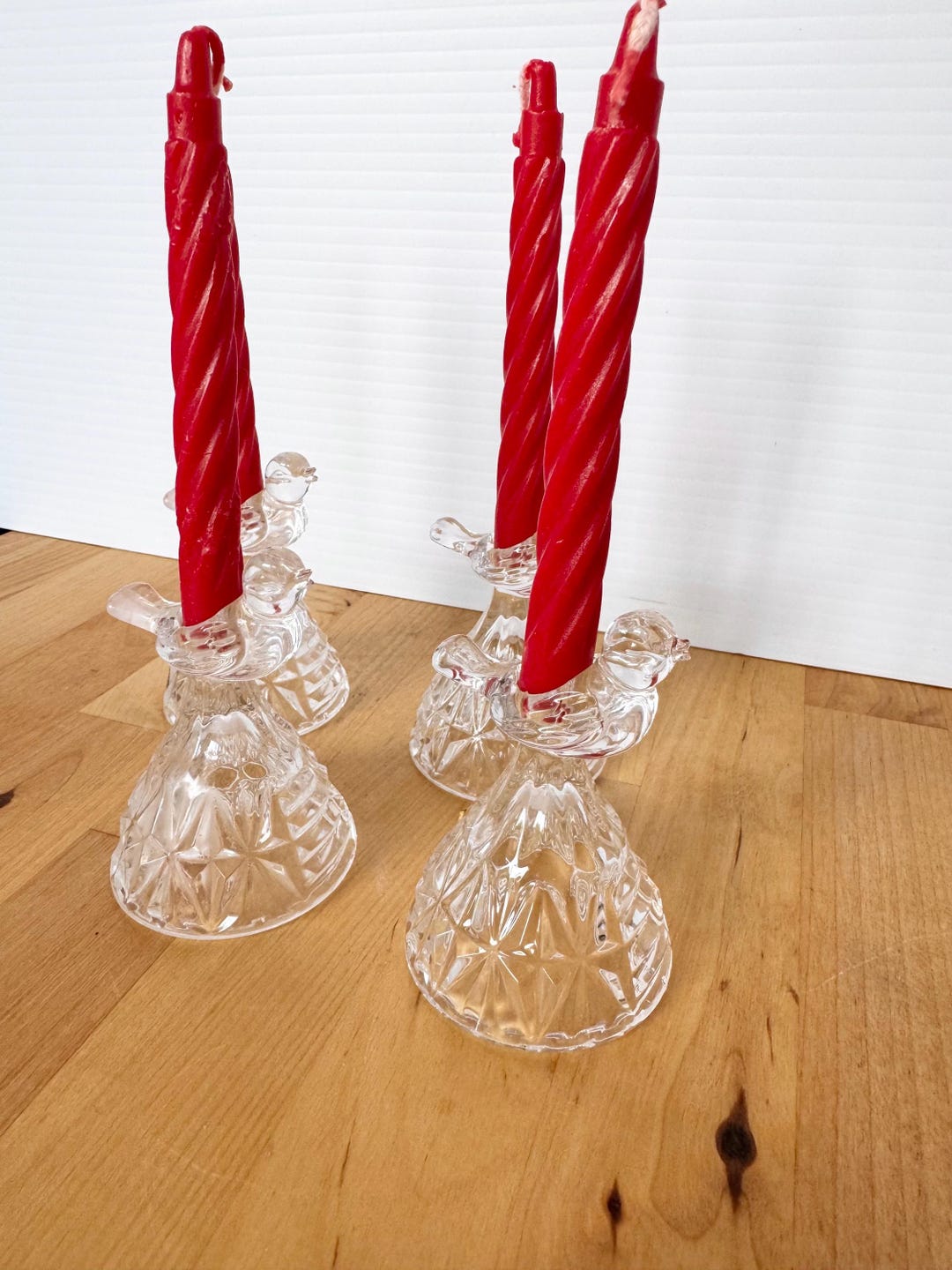 Vintage Hofbauer Byrdes Crystal Collection, Set of 4 With Original ...