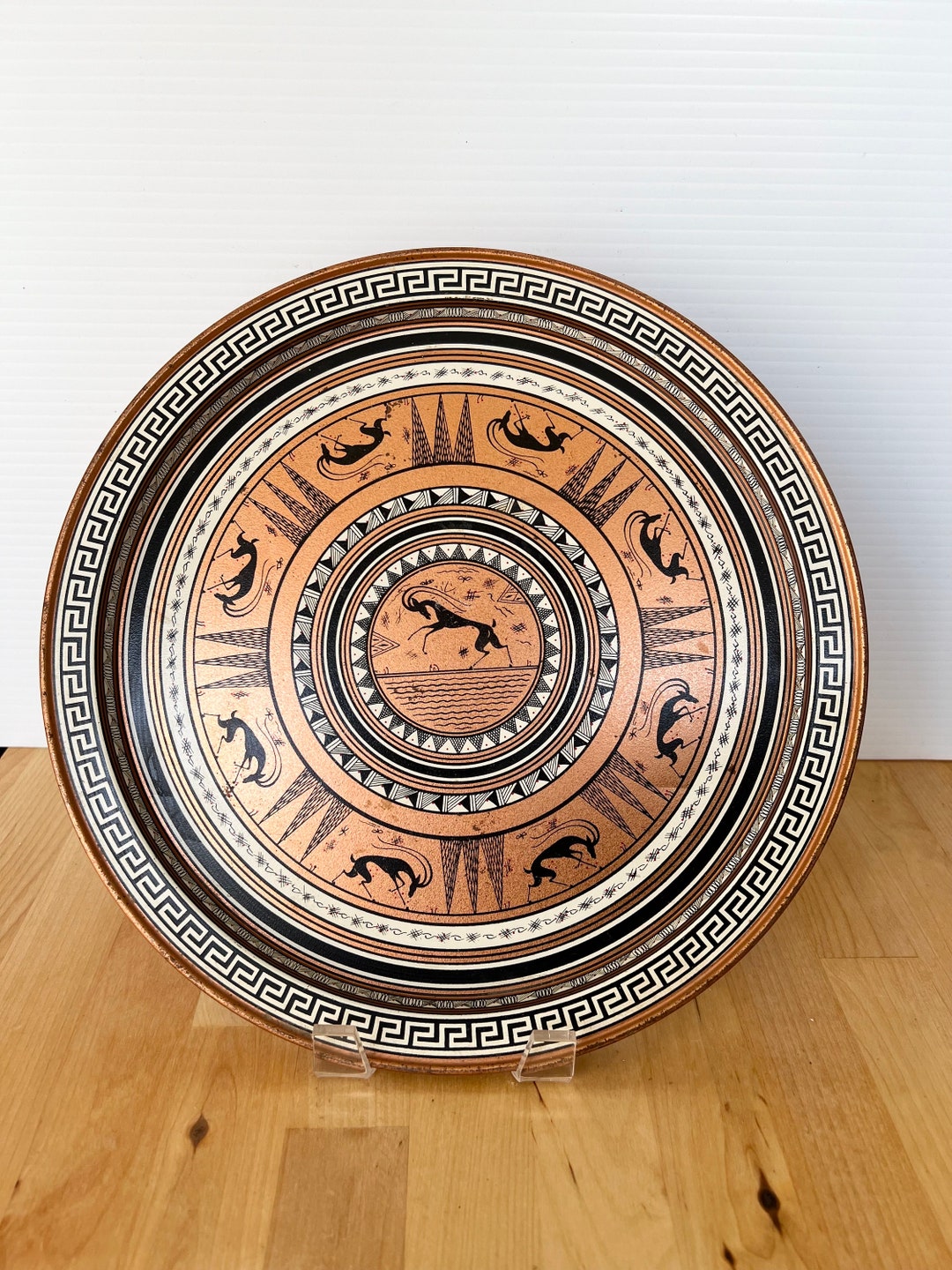 Vintage Grecian Reproduction Serving Tray - Etsy