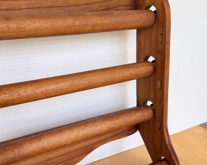 Vintage Kitchen Wall Mount Multi Roll Holder/organizer, Towel Bar, Rack ...