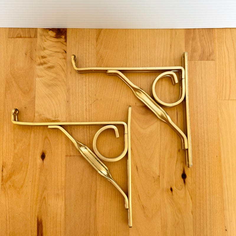Gold Brackets - Etsy