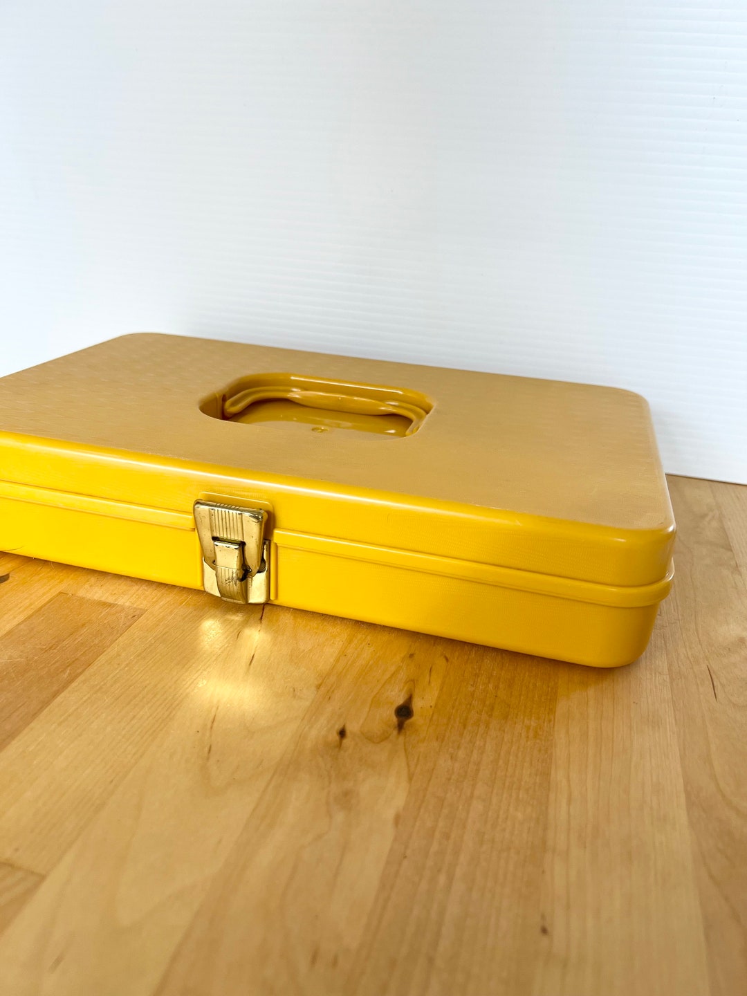 Vintage Plastic Sewing Box - Etsy