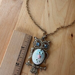 Vintage Owl Jelly Belly Ceramic Pendant Necklace - Etsy