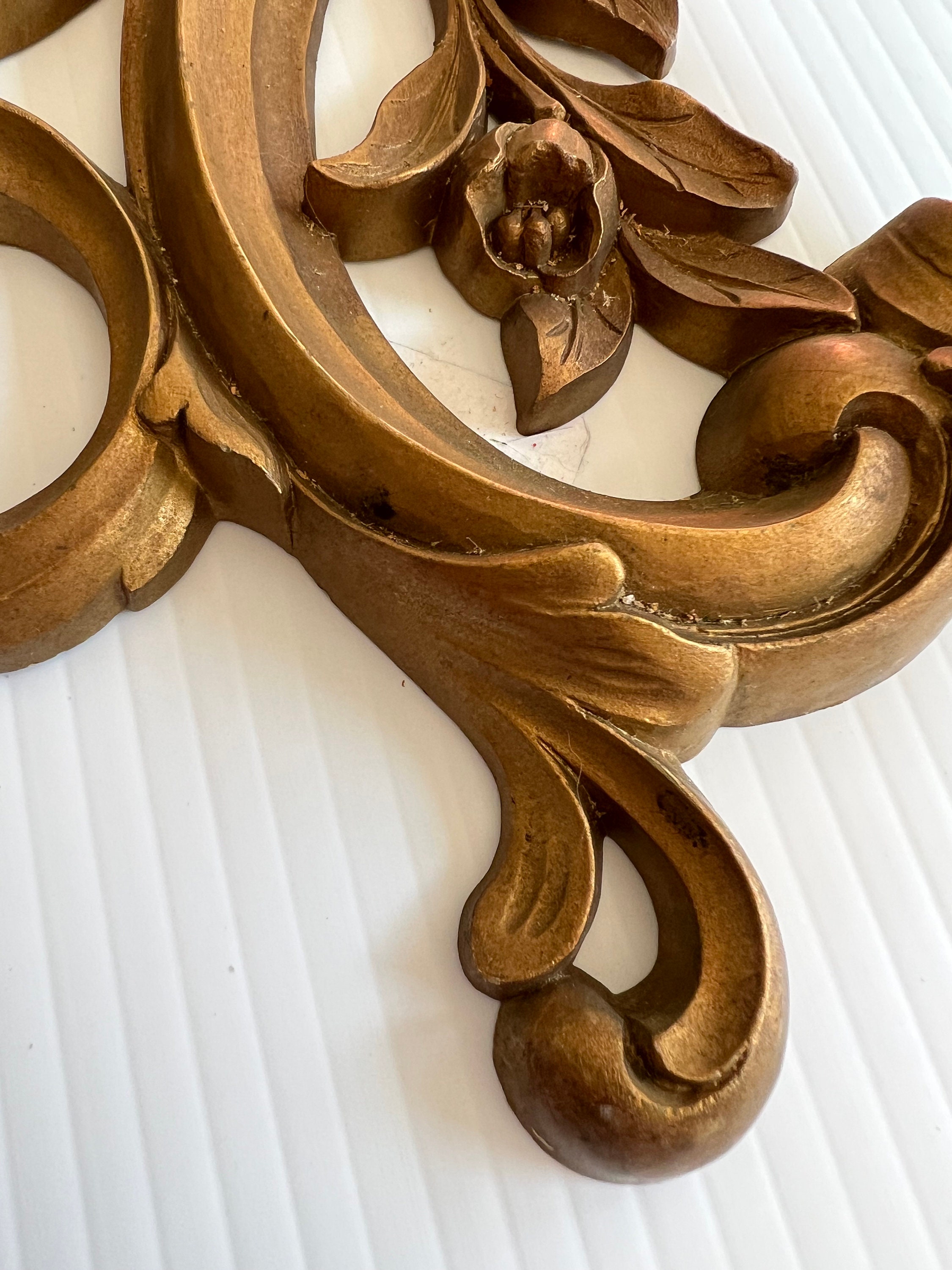 Vintage Syroco Wall Sconce, Hollywood Regency - Etsy