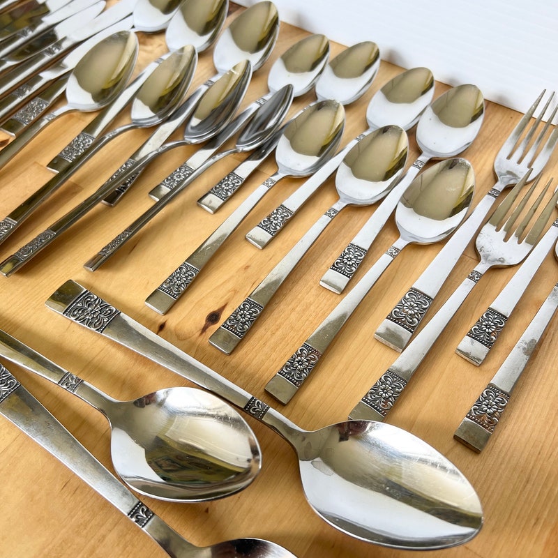 Korean Silverware Set - Etsy
