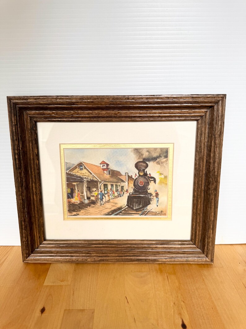 RESERVED for Kimberly Train Station Print by Don Kennet - Etsy