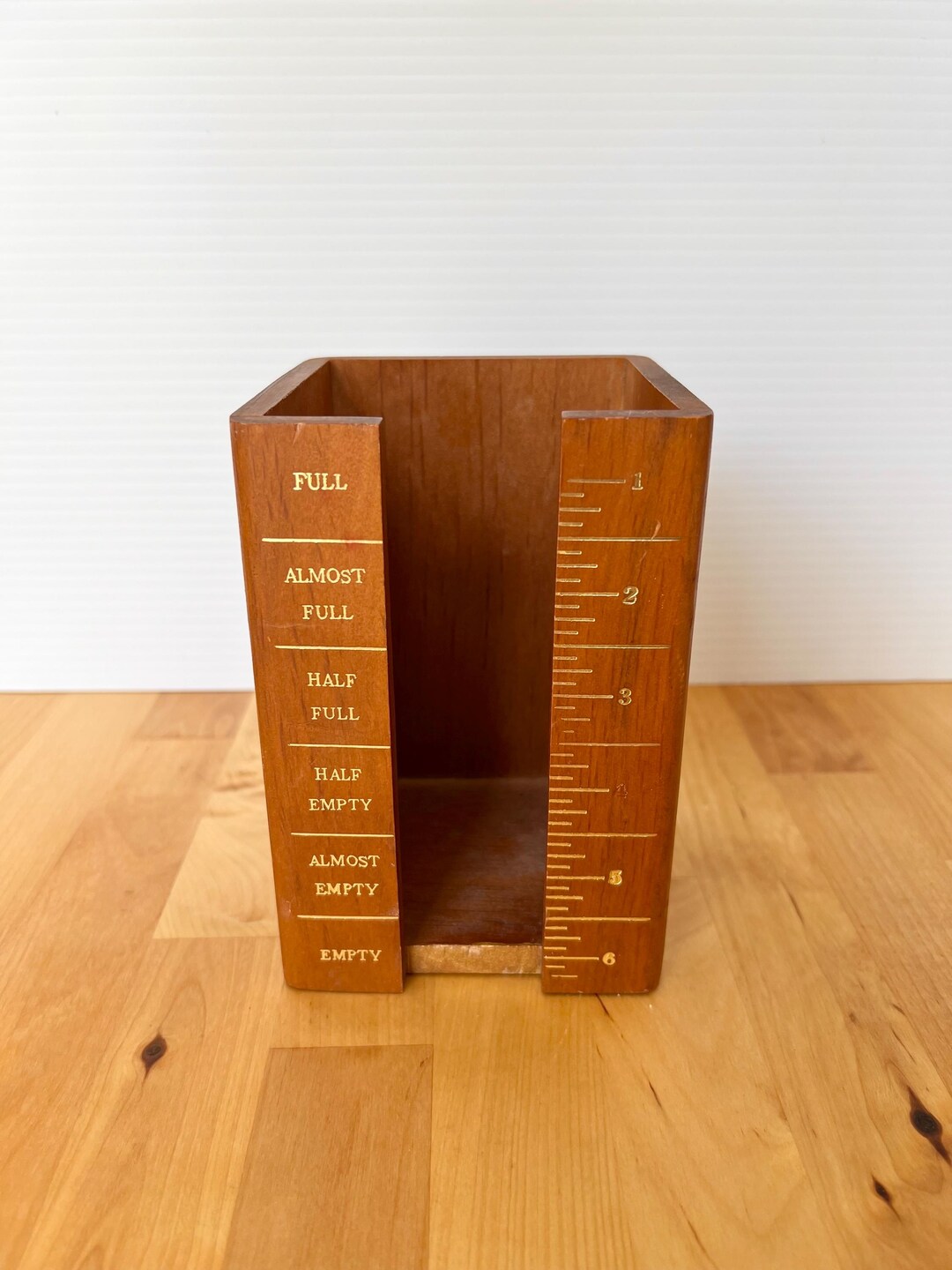 Vintage Post It Note Holder, Desk Organizer - Etsy