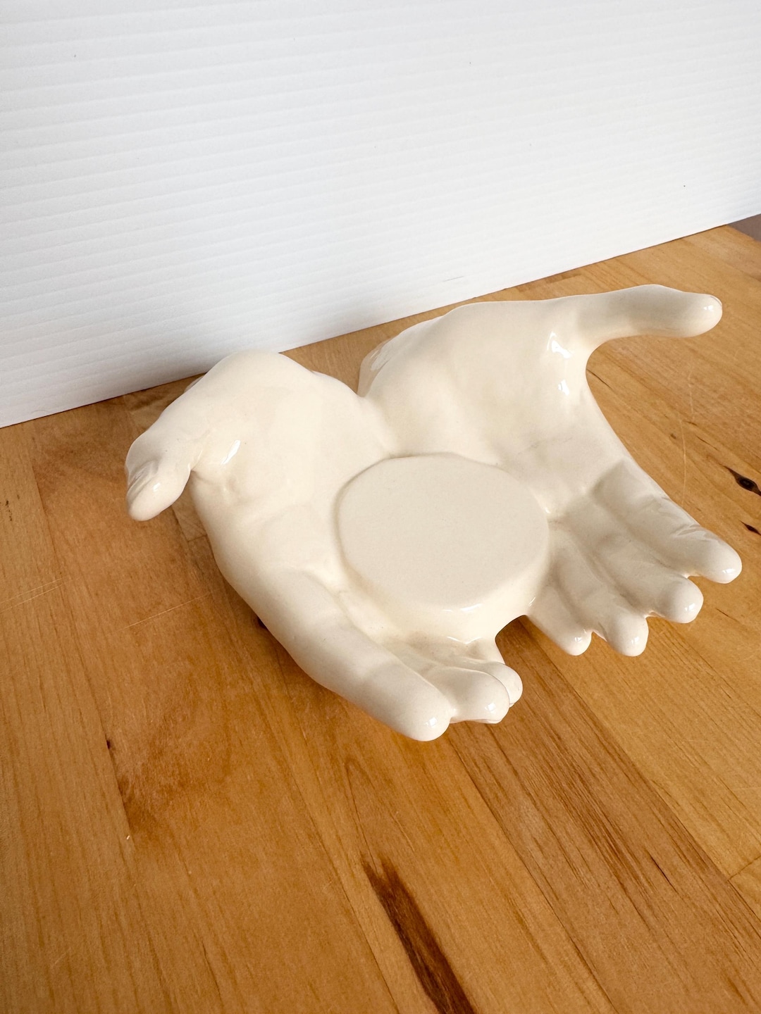 RARE VINTAGE Nancy Funk Ceramic Hands, Candle/bowl Holder - Etsy