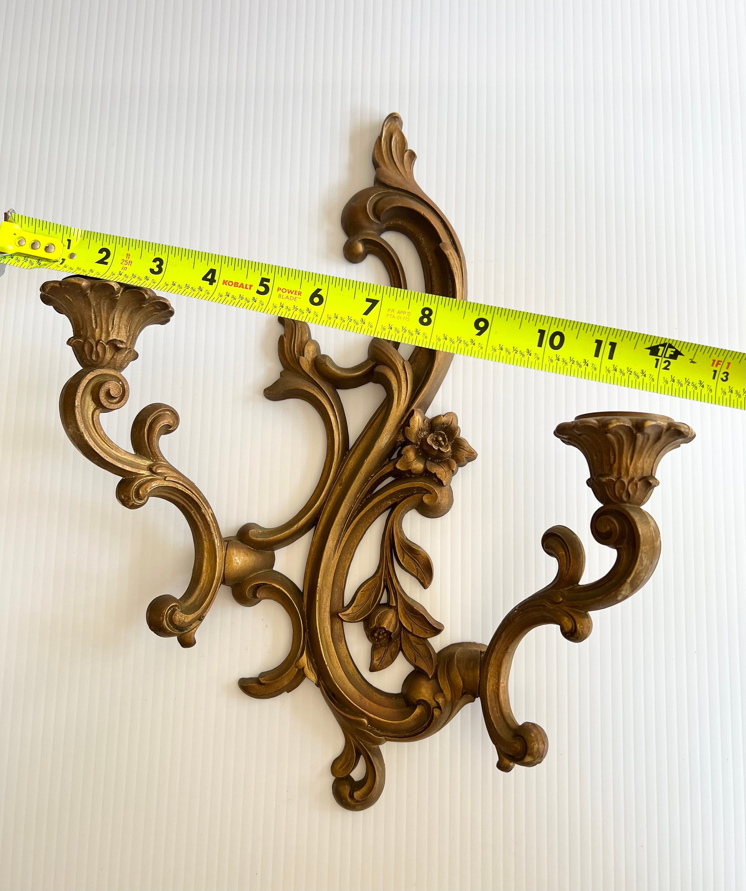 Vintage Syroco Wall Sconce, Hollywood Regency - Etsy