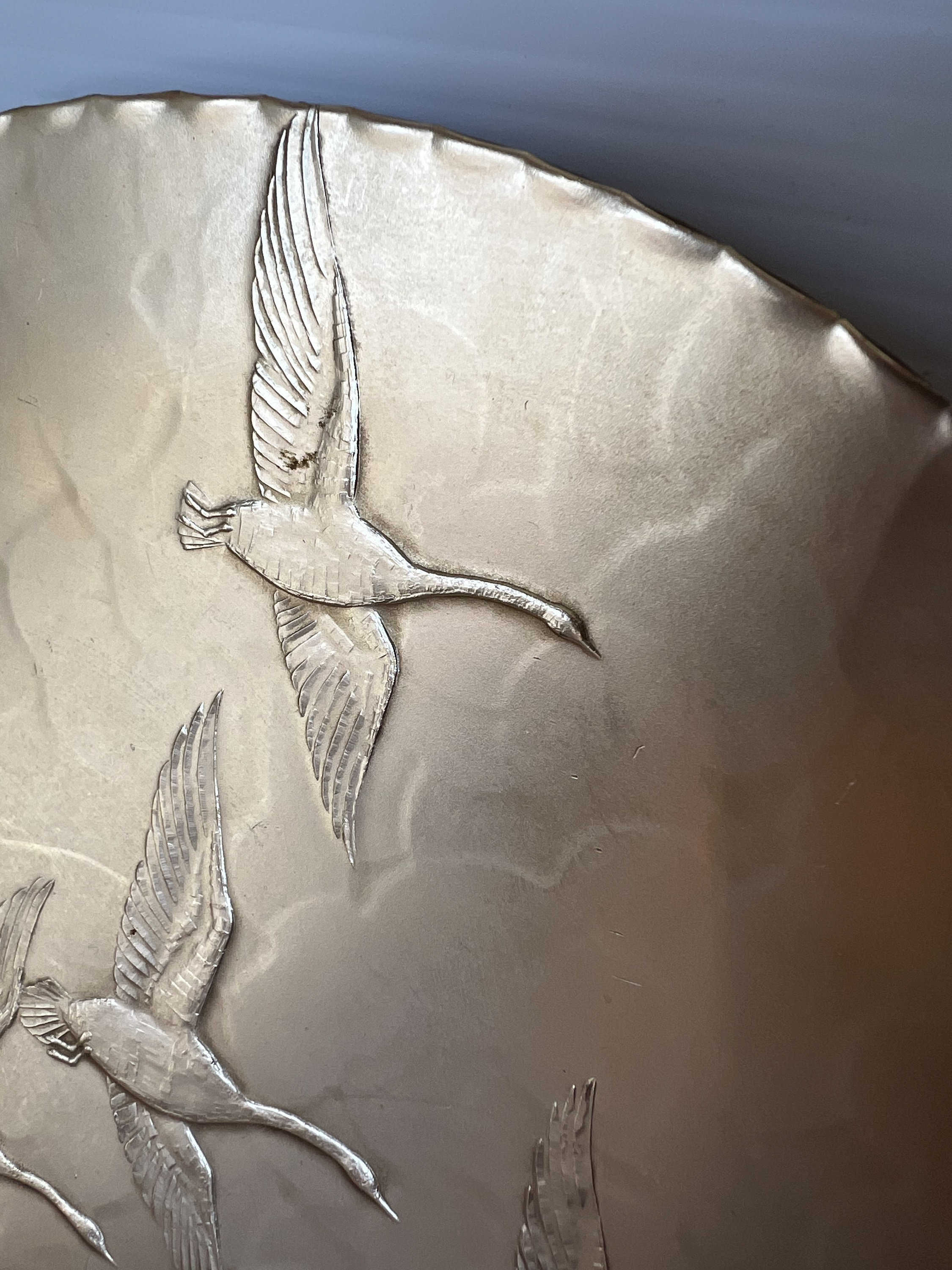 Vintage Arthur Armor Gold Aluminium Tray, Mcm, Mid Century - Etsy