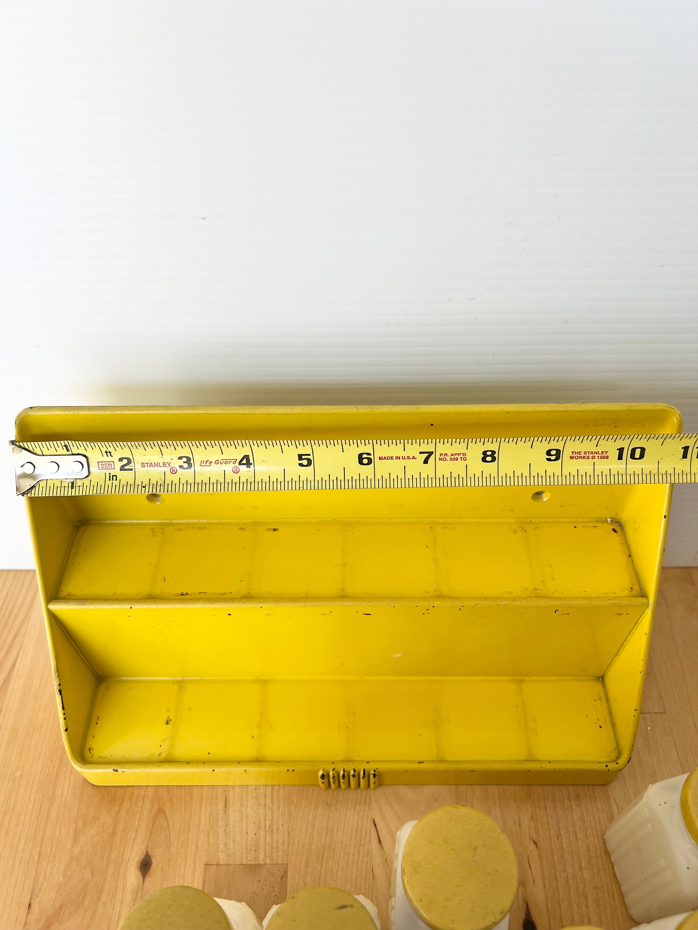 Vintage Griffith Milk Glass Spice Rack With Ten Jars - Etsy