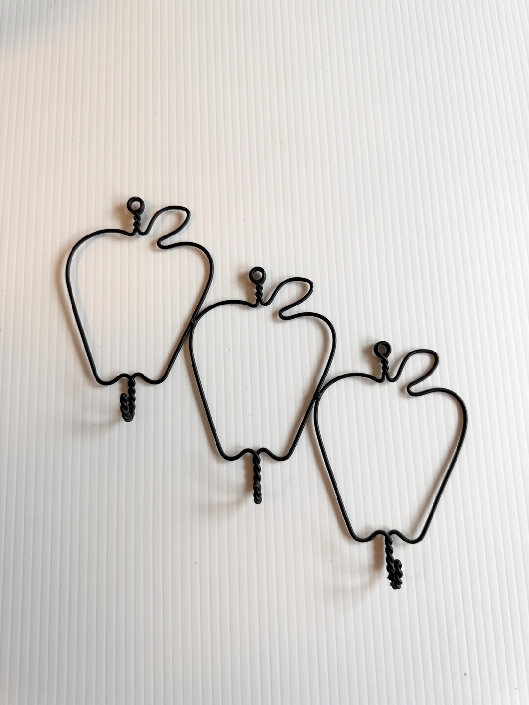 Vintage Black Apple Metal Wire Wall Hanger, Kitchen, Cottage Core - Etsy