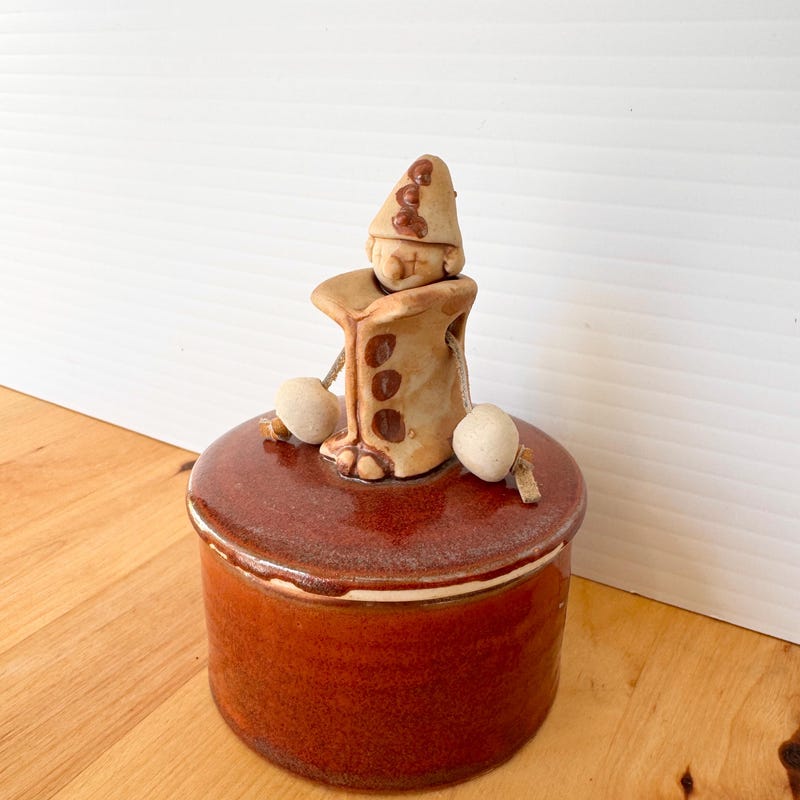Pottery Trinket Box - Etsy
