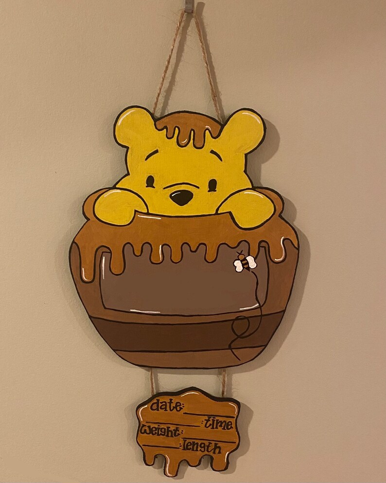 Winnie the Pooh, Hospital Door Hanger - Etsy