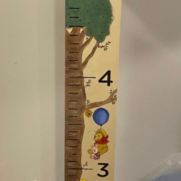 Winnie the Pooh Growth Chart - Etsy