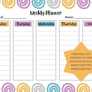 Back to School Classroom Printables and Templates for Teachers - Etsy