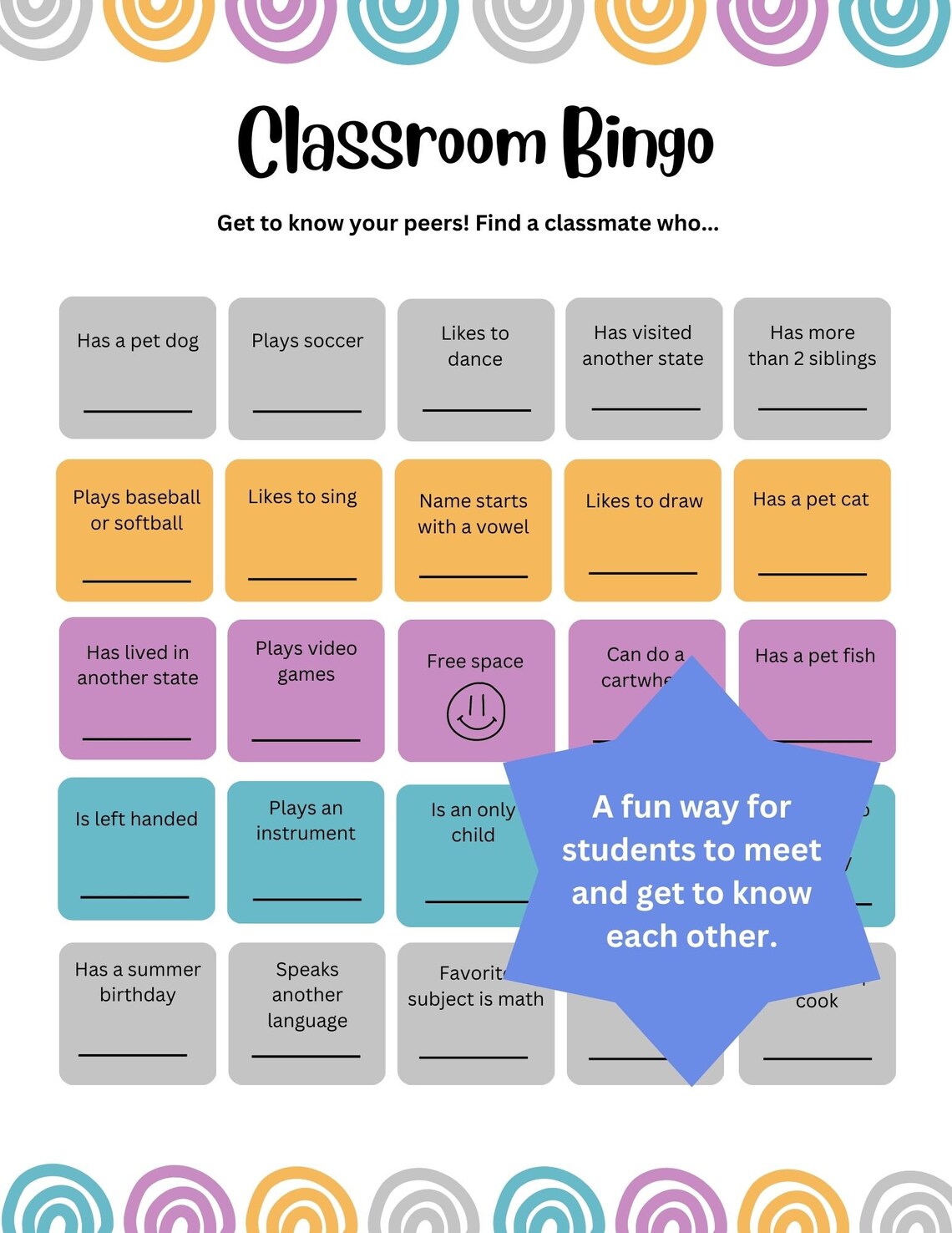 Back to School Classroom Printables and Templates for Teachers - Etsy