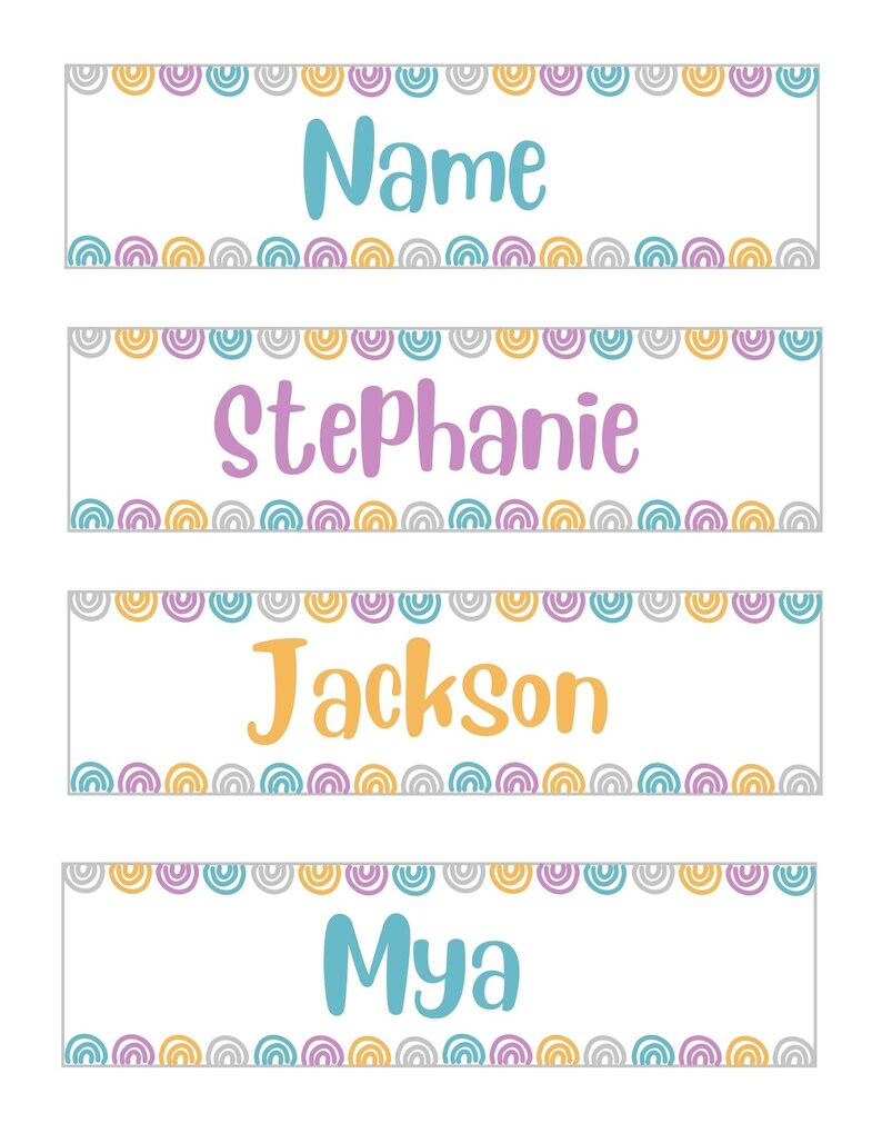 Back to School Classroom Printables and Templates for Teachers - Etsy